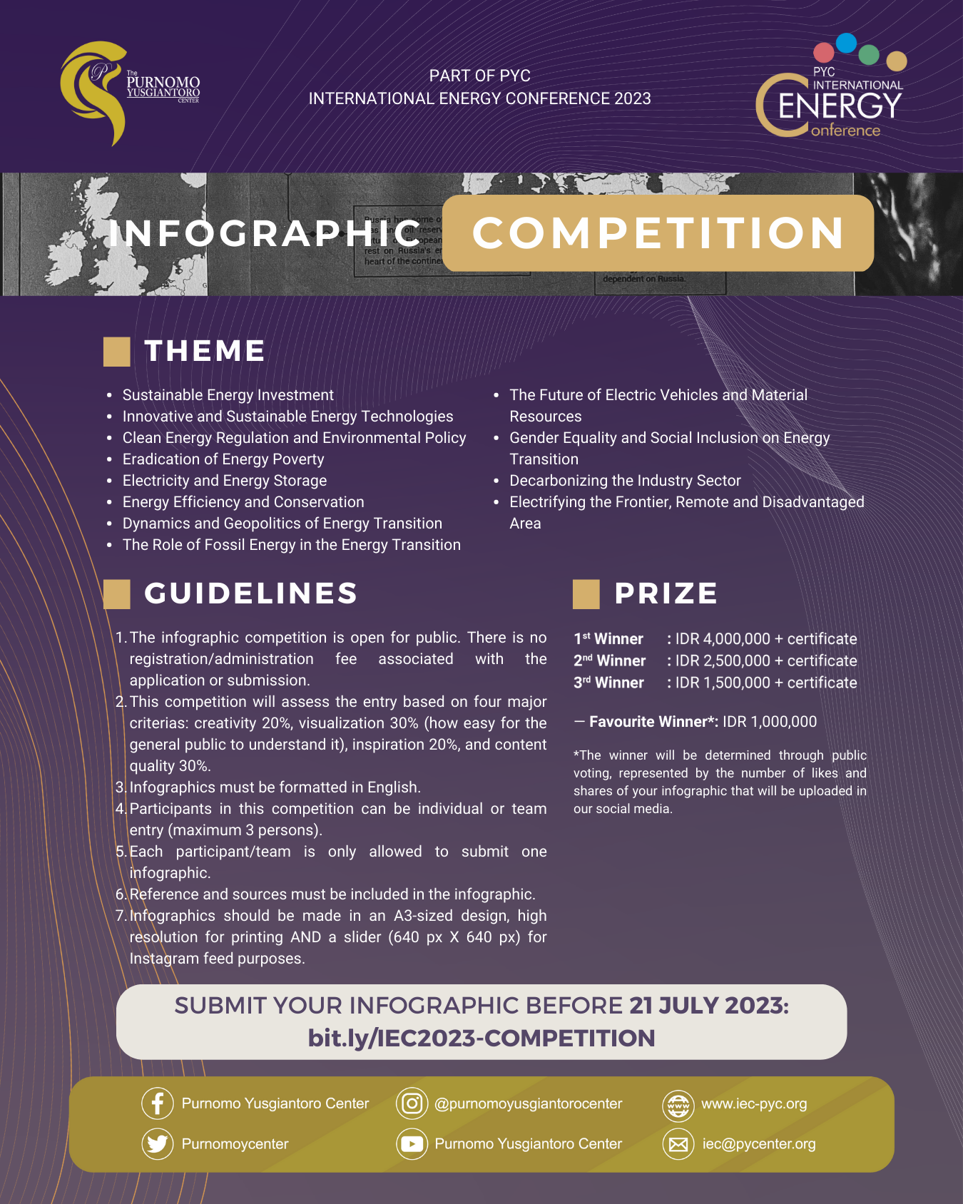 Essay Competition Poster - The Purnomo Yusgiantoro Center